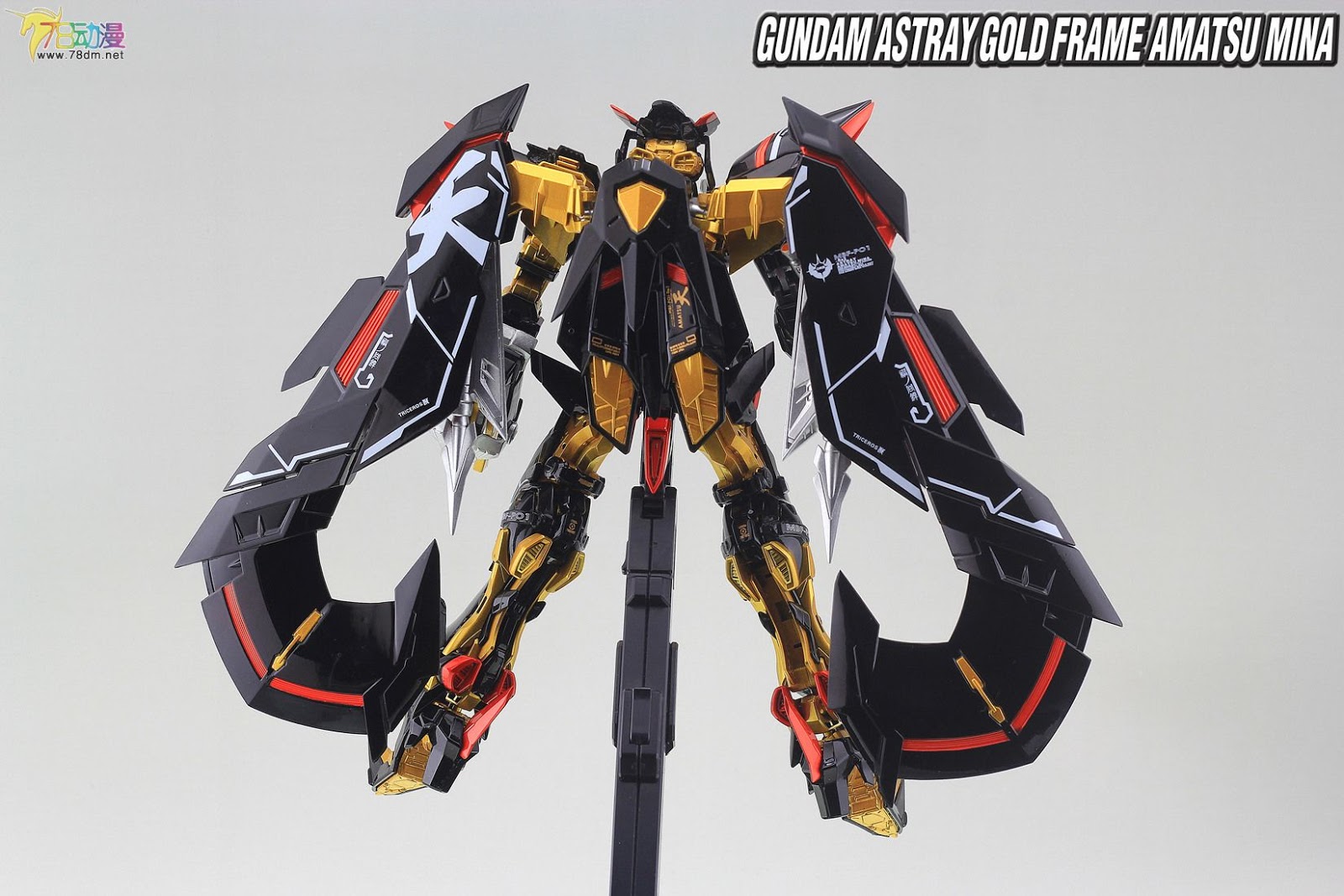 GUNDAM GUY: MG 1/100 Gundam Astray Gold Frame Amatsu Mina - Painted Build