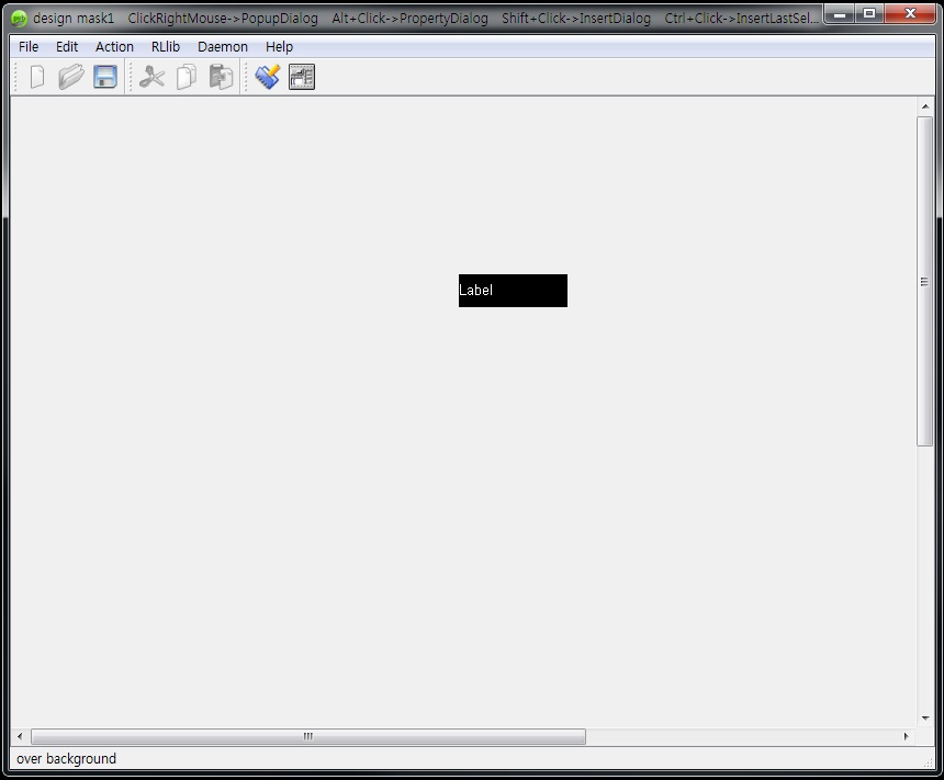 pvbrowser (opensource SCADA) 정리: pvdevelop 프로젝트 -UI 편집 방법 - 라벨 위젯 사용법