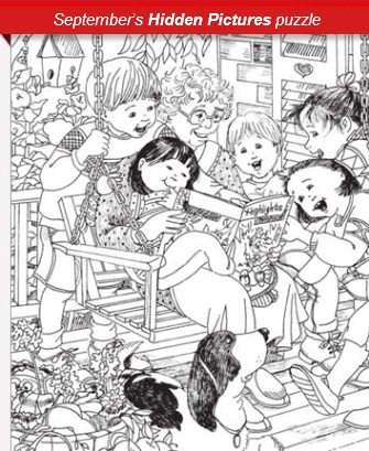 Homeschool Parent: September Hidden Pictures From Highlights