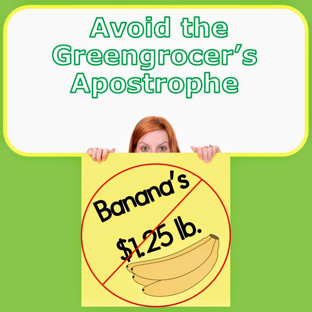 Books by Charlene Tess: Avoid the Greengrocer's Apostrophe