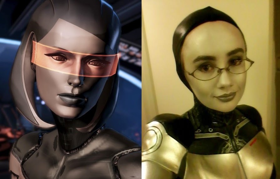 In a Time of Cosplay: Tutorial: EDI's Make-up