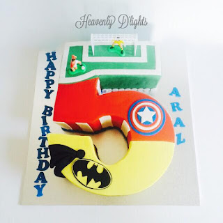 Heavenly D'lights: Number 5 Cake