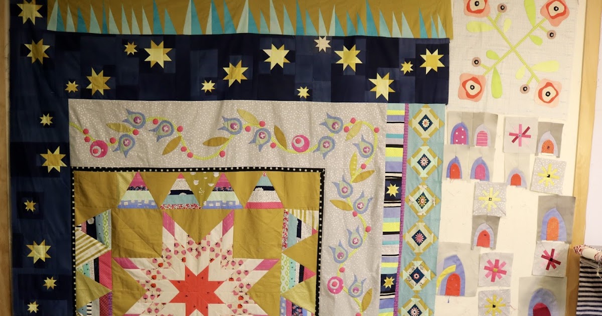 TIA CURTIS QUILTS: KCMQG Block of Every Month #6 The Improv Spike Border