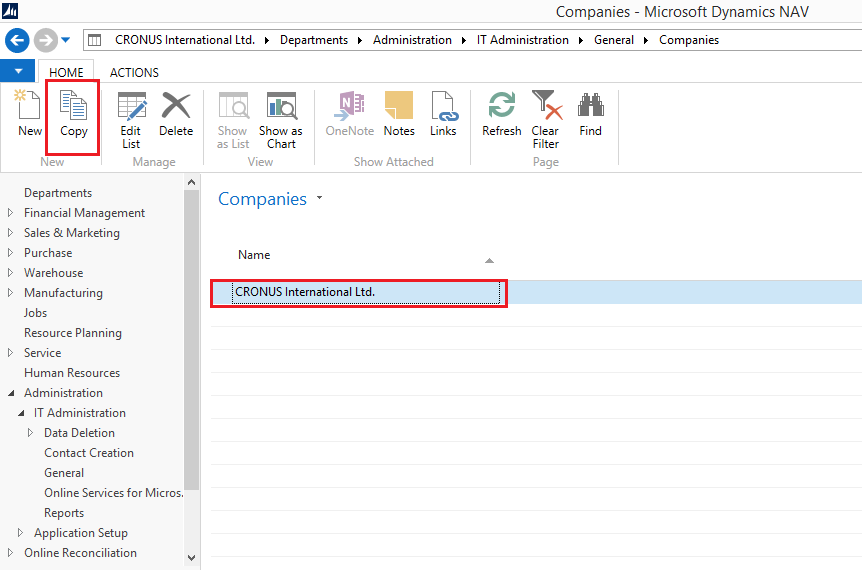 Copy Company function in Dynamics NAV 2013 R2 onwards. - TharangaC