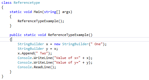 Dot Net Pebbles: What is value type and reference type in C# .net with ...