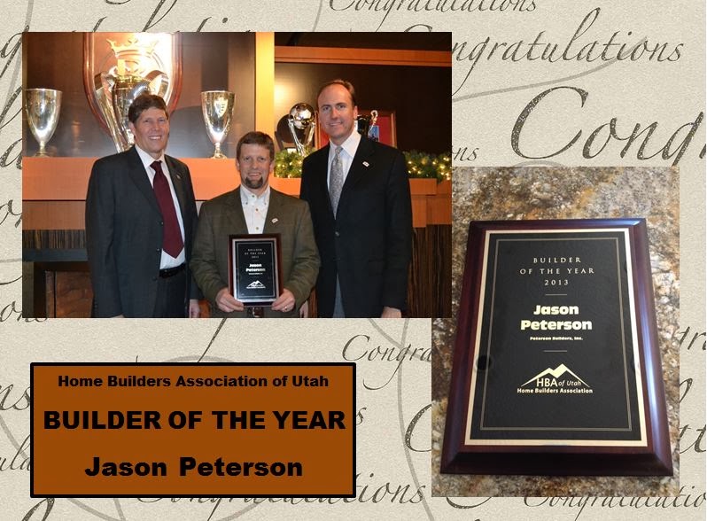 Peterson Builders, Inc.: Jason Peterson named Builder of the Year!