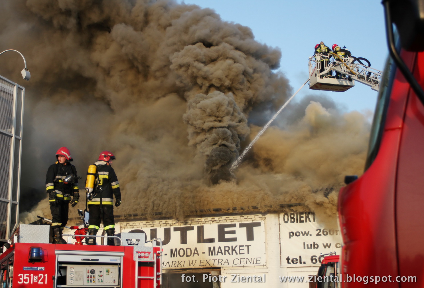 Polscy strażacy w akcji / Polish firefighters in action / Polští hasiči ...