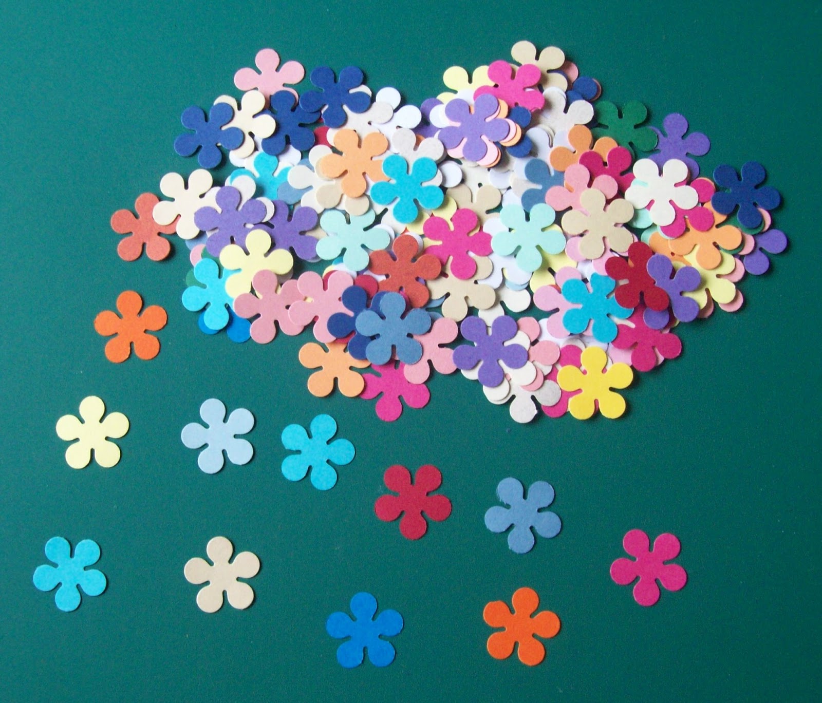 Scrap da Wilza: Recortes Em Scrapbook Flor Mini 5 Pétalas