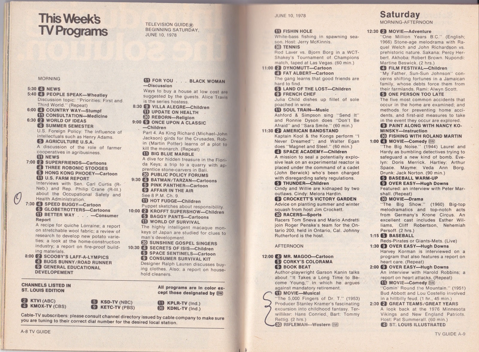 Garage Sale Finds: What Was on TV June 10-16, 1978