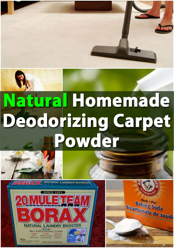 Natural Homemade Deodorizing Carpet Powder ~ Missie's Kitchen