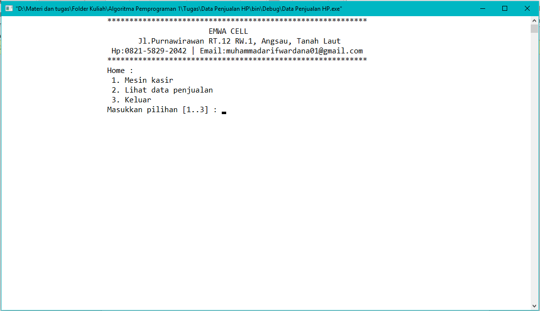 Aplikasi Sederhana C++ dengan Menggunakan struct, struct array dan pointer [TI Politala Alpro 2C]