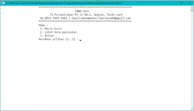 Aplikasi Sederhana C++ dengan Menggunakan struct, struct array dan pointer [TI Politala Alpro 2C]
