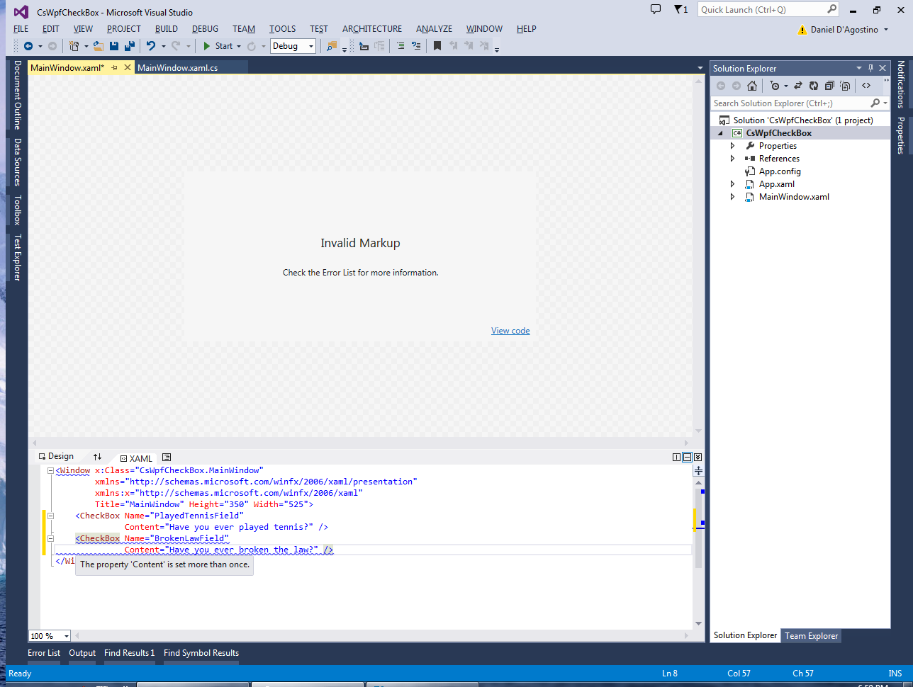 Programmers Ranch C Wpf Checkboxes