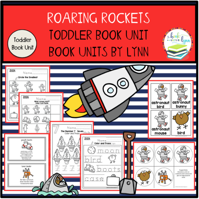 ROARING ROCKETS TODDLER BOOK UNIT ~ Book Units by Lynn