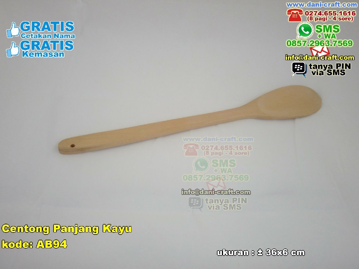 Centong Panjang Bahan Kayu | Souvenir Pernikahan