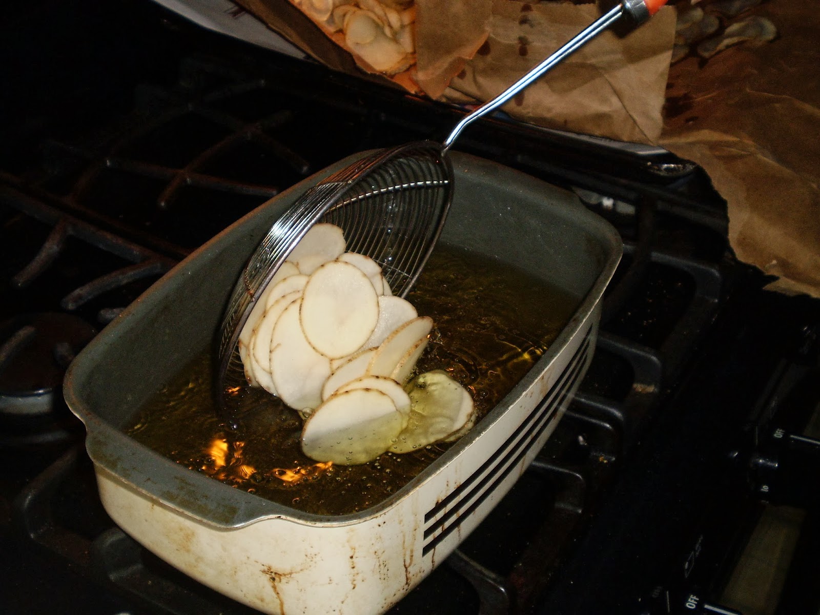 Brave Felicity: Homemade Double-Fry Potato Chips