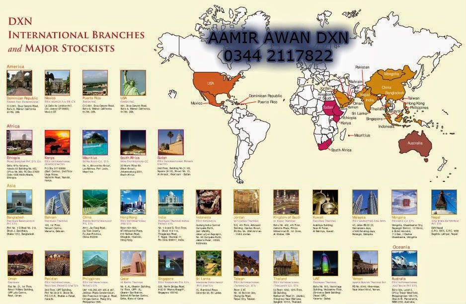 DXN World wide stockists