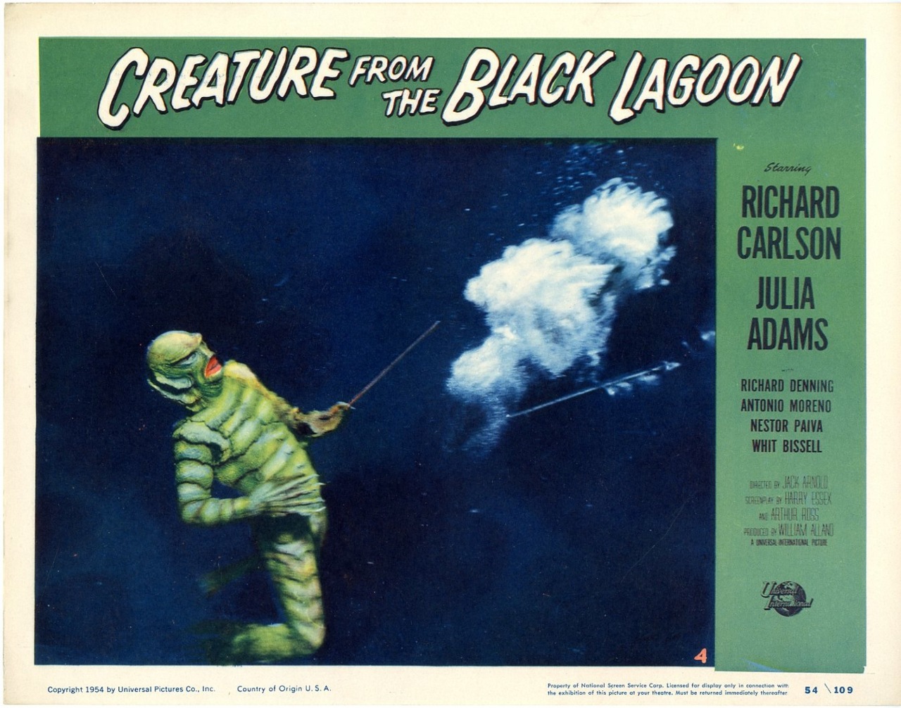 The Celluloid Highway: Lobby Card Collection - Creature from the Black ...