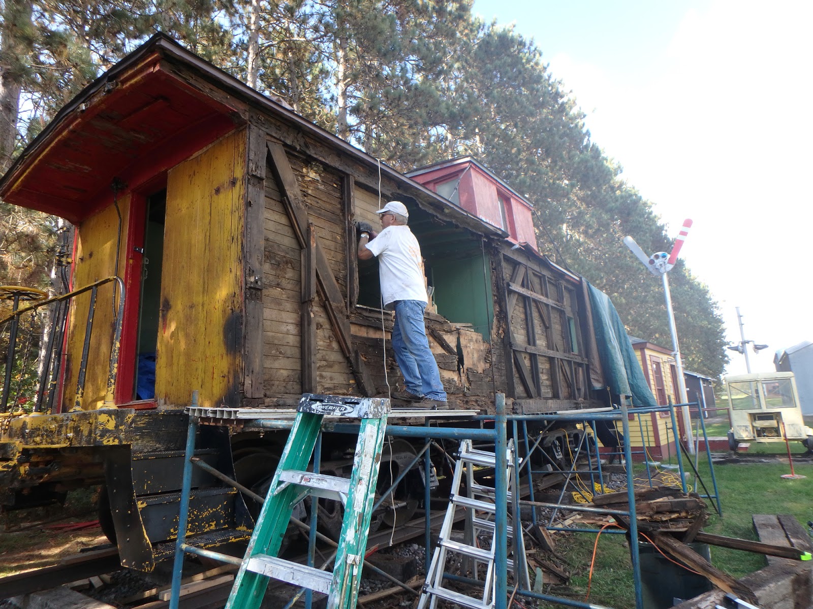 Barron County Museum Caboose Project: Barron County Caboose Project