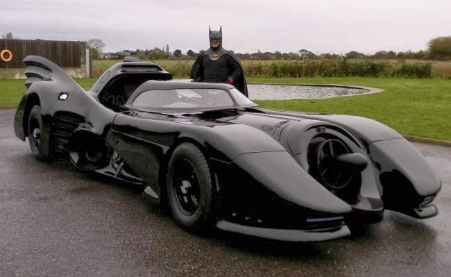 Drive like a superhero: Batmobile complete with flame thrower up for ...