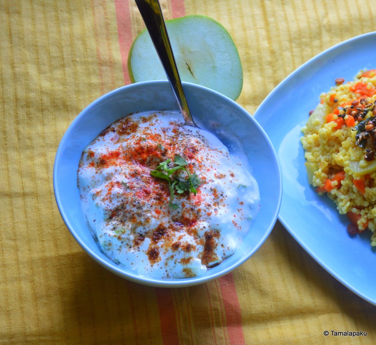 Apple Raita ~ Tamalapaku