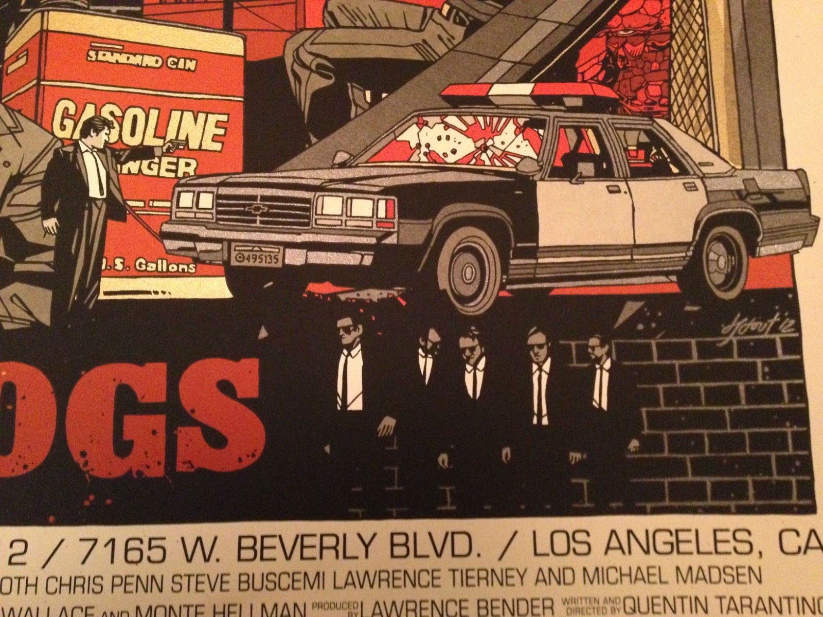 INSIDE THE ROCK POSTER FRAME BLOG: Tyler Stout Reservoir Dogs Movie ...