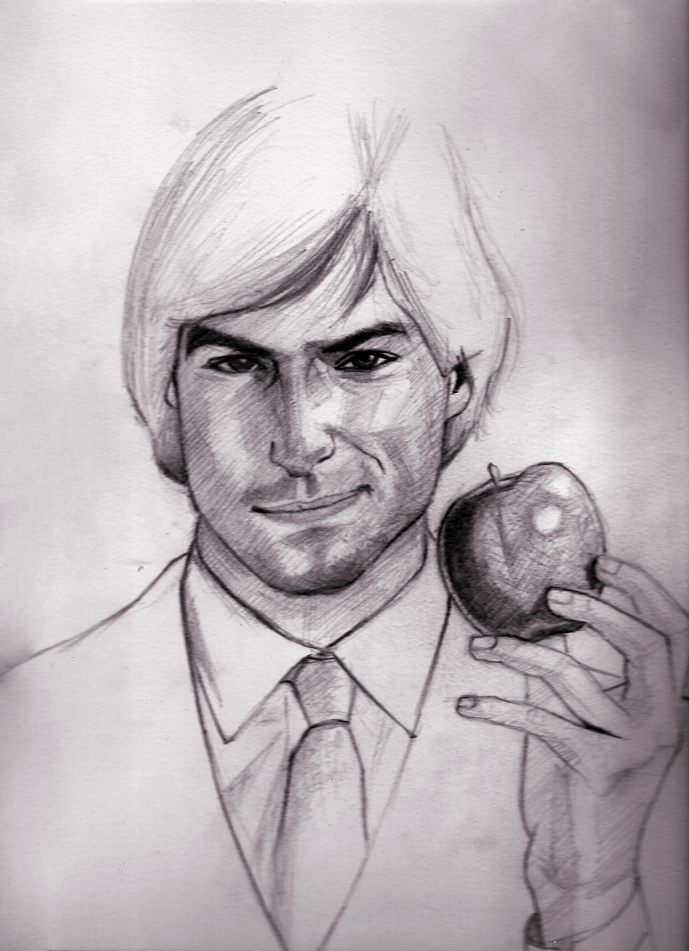 dobby's drawing blog: Young Steve Jobs