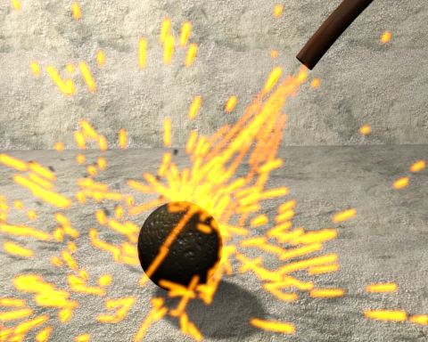 Free 3DS Max Tutorials: 13.Spark animation use particle