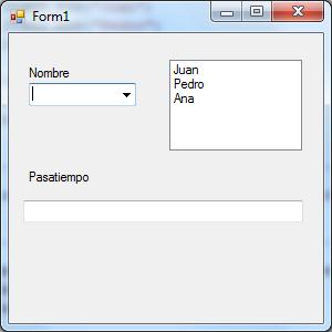 VISUAL .NET: Control ComboBox