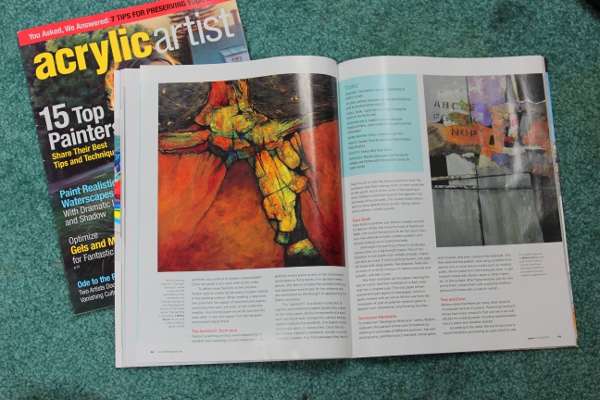 CAROL NELSON FINE ART BLOG: Acrylic Artist Magazine