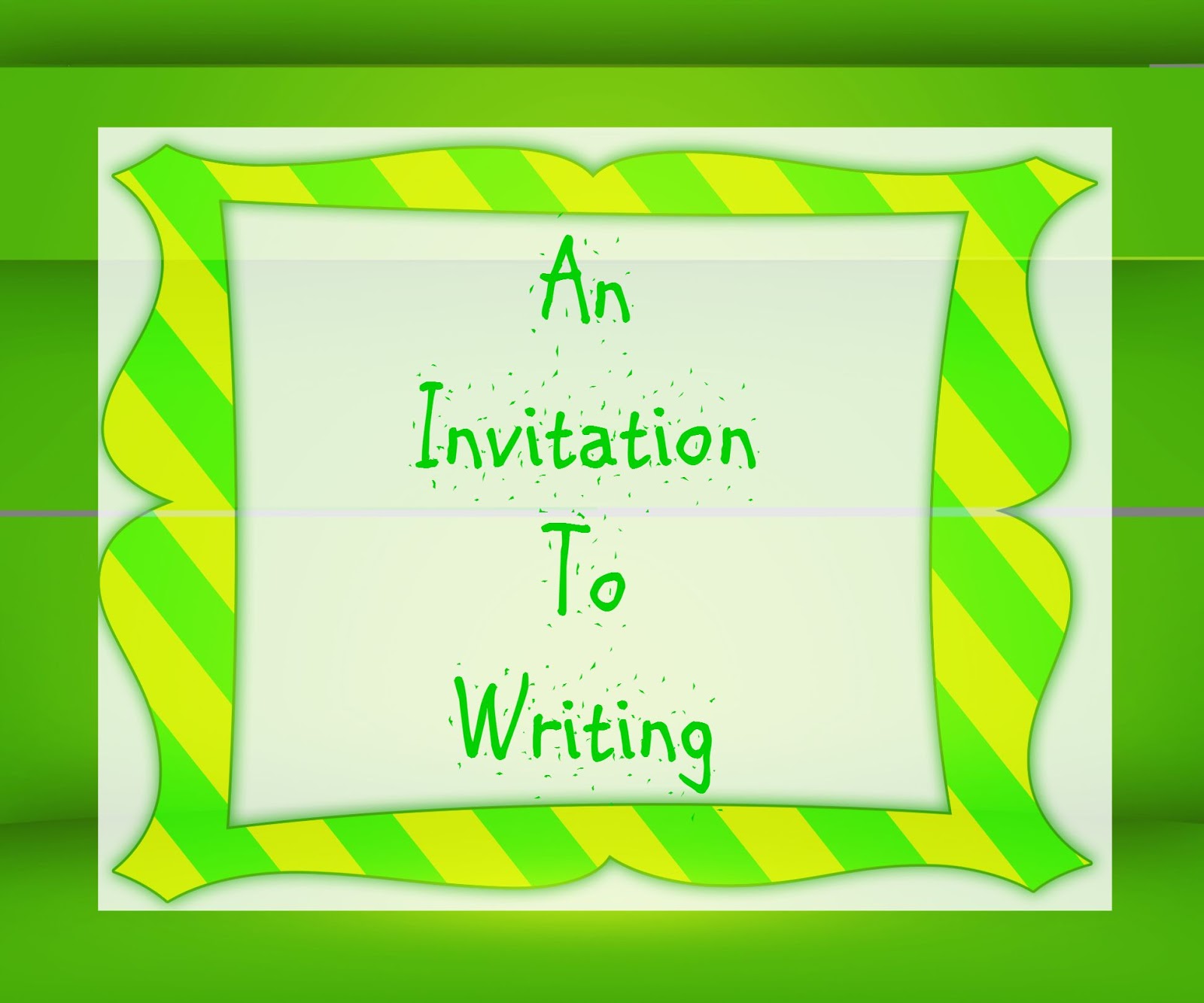 An Invitation to Writing