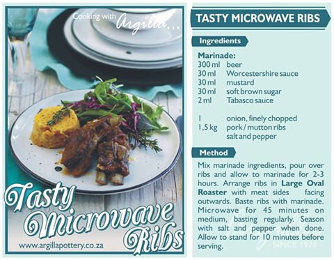In en om die huis: Microwave Ribs