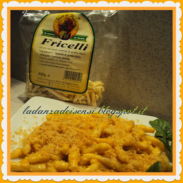 La Danza dei Sensi: FRICELLI IN CREMA DI PEPERONI