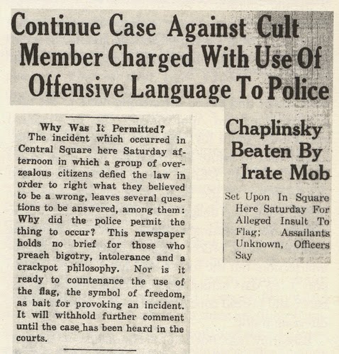 Who Would Have Believed The Singularity Would Be So Stupid?: Chaplinsky ...
