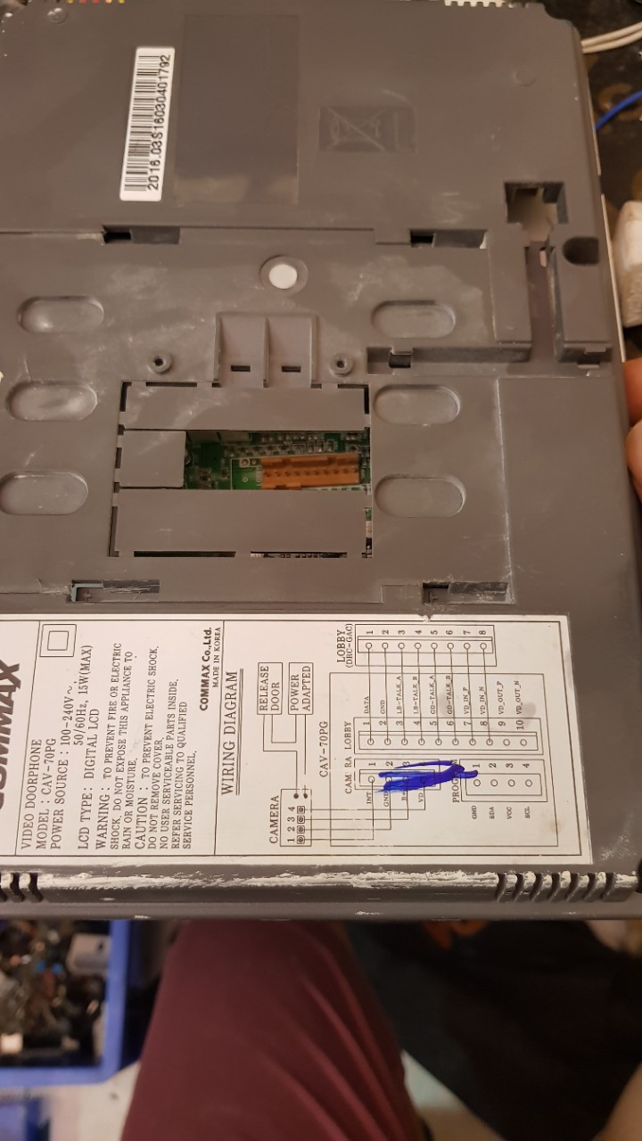 Sửa chữa chuông cửa commax CAV-70PG, CAV-70P, Commax Cvd-70 - Cung Cấp Linh Kiện Máy Hàn Điện Tử