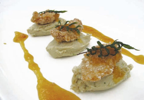 Receta: Puré de tarwi con chicharrón de trucha