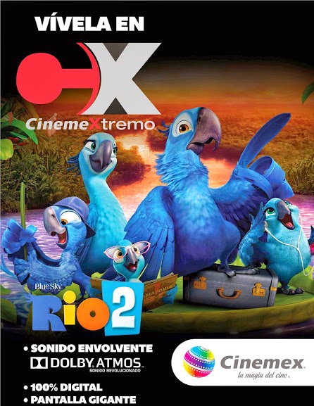 Reseña: Río 2 4DX-3D y X4D-3D (Rio 2 3D) | SÓLO SANGRONS