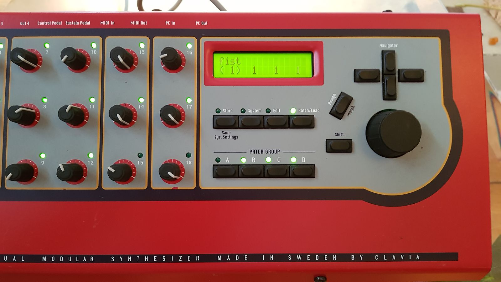 MATRIXSYNTH: Clavia Nord Modular G1 Rack SN 97110244