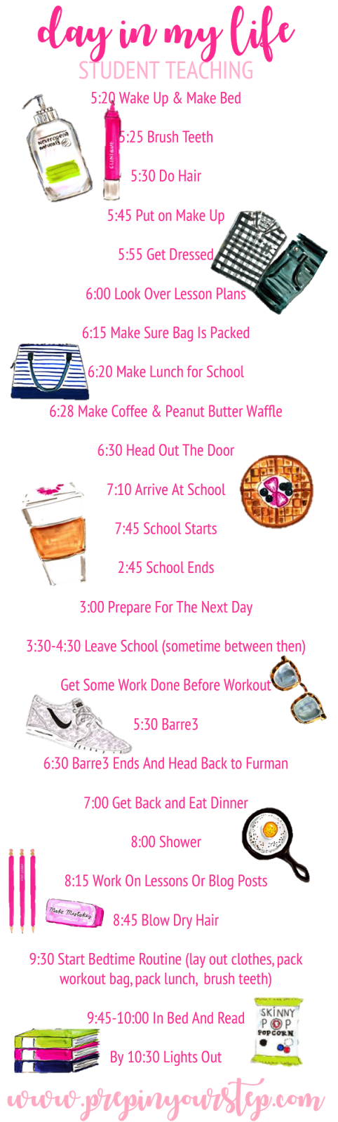 Prep In Your Step: Day In My Life - Student Teaching