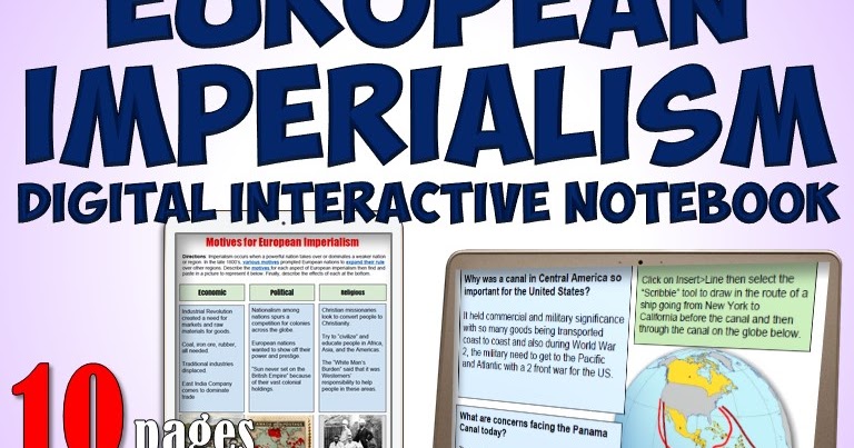 Students of History: Imperialism Google Drive Interactive Notebook