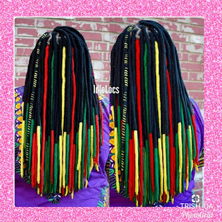 COLOURFUL FAUX LOCS