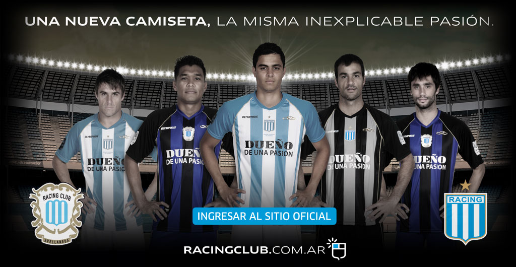 Camisetas Del Fútbol Argentino: Nuevas Camisetas de Racing Club
