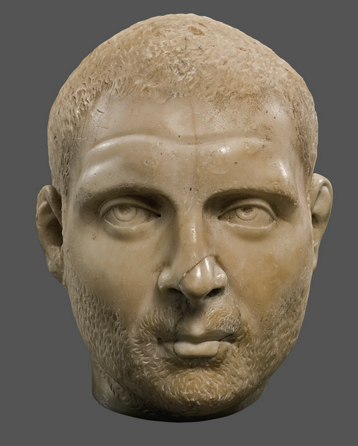 bensozia: Roman Portrait Head, 200 to 250 CE
