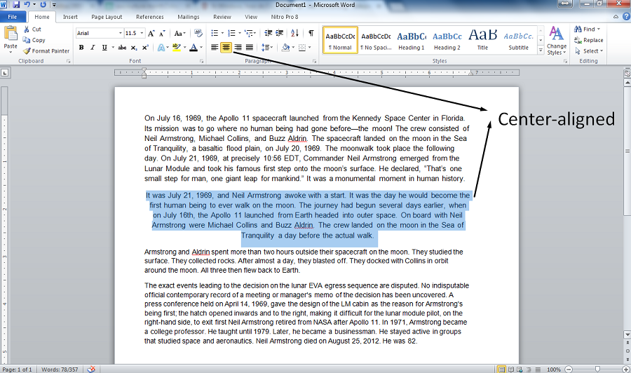 Paragraph alignment | NIKHIL'S BLOG