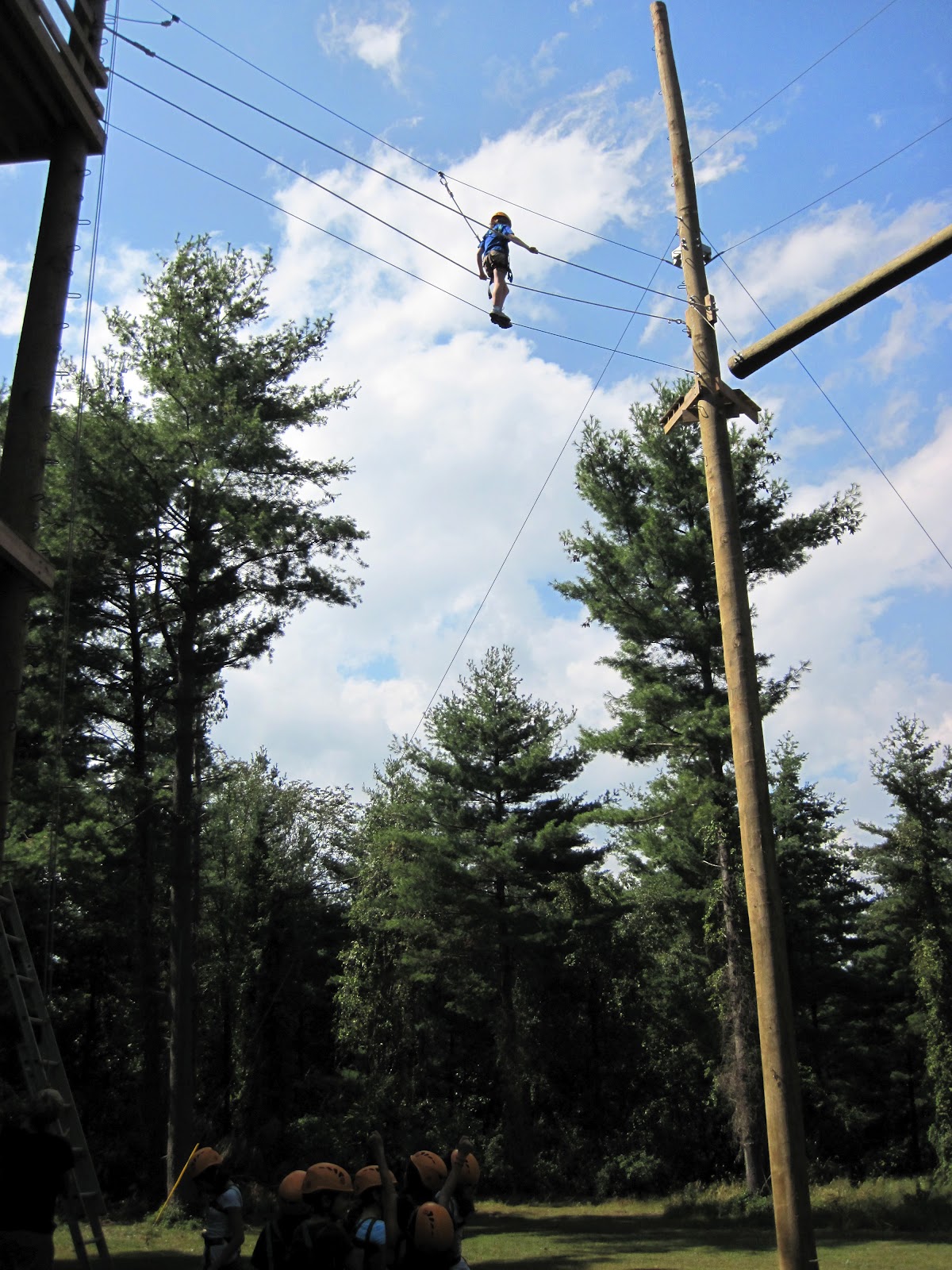 High Ropes and Girl Scouts - Sylvia's Stitches
