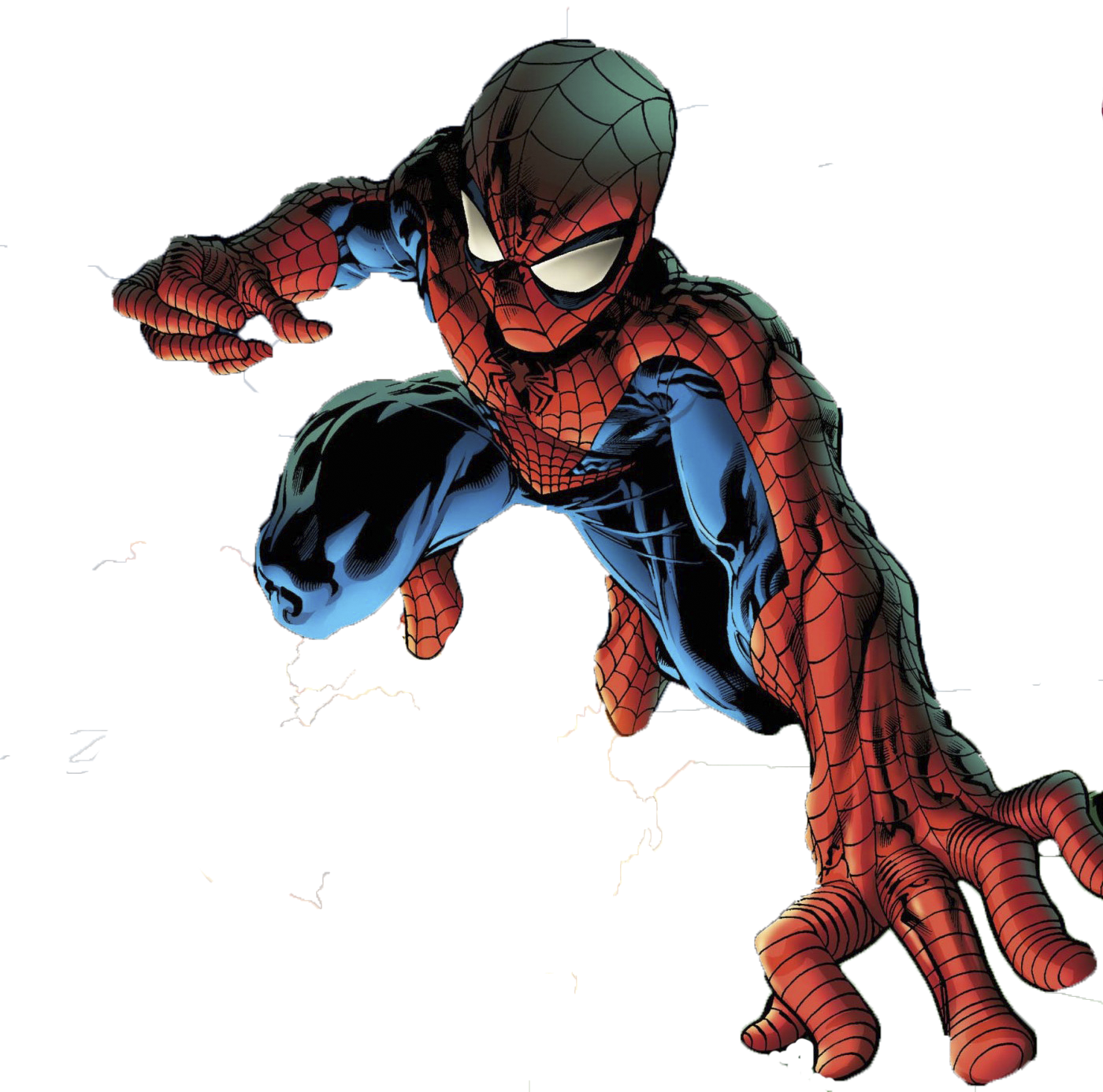 Spider-Man: On a transparent background