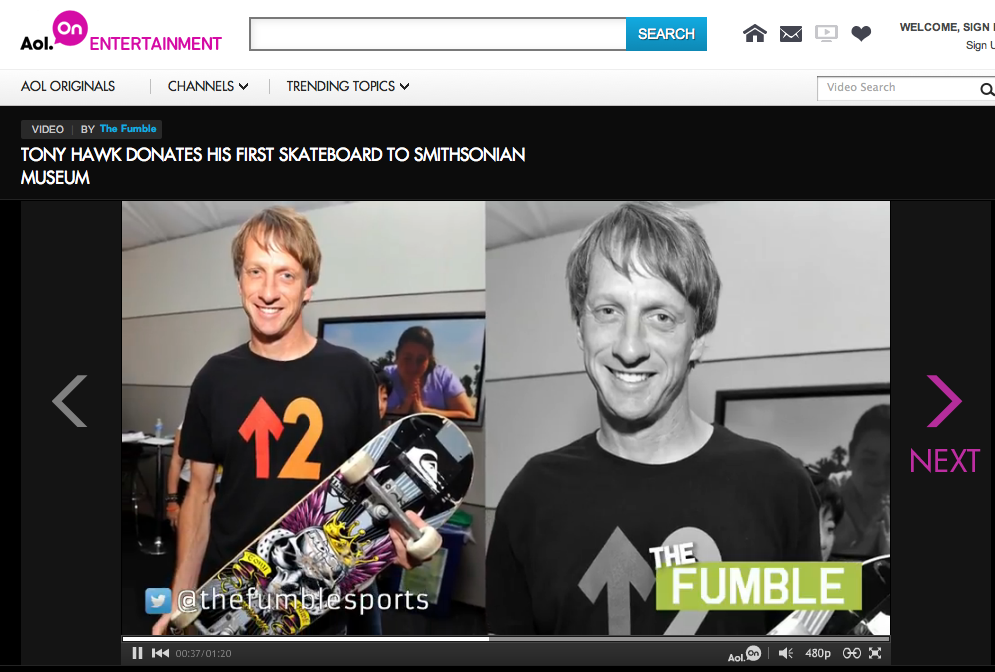 Quiksilver PR: Tony Hawk's First Skateboard Ever Will Be in the ...