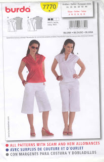 SewTawdry: Blouse Burda 7770