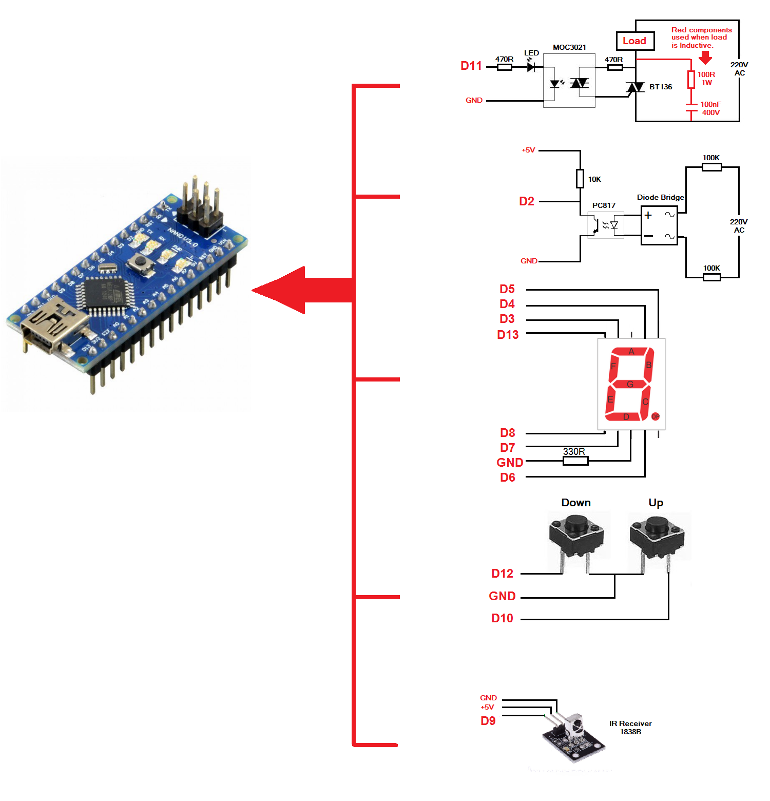 Arduino 220V AC Dimmer (JLCPCB) ~ Simple Projects
