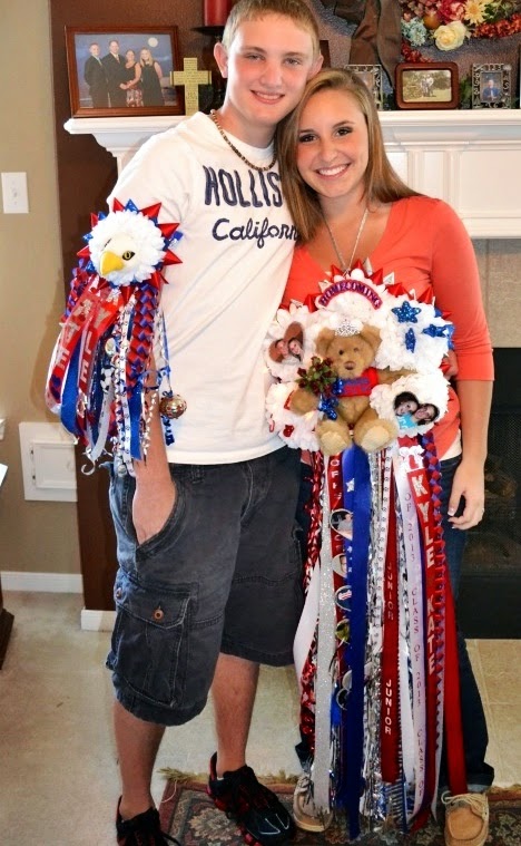 The Domestic Curator: More Big Ole Texas Homecoming Mums